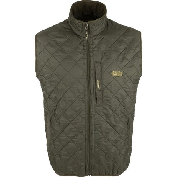 Drake's Delta Quilted Fleece Lined Vests - Phantom Outdoors