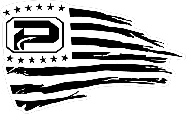 Phantom Hero Decal Black - Phantom Outdoors